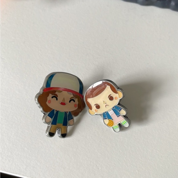 Netflix | Jewelry | Stranger Things Enamel Pins | Poshmark
